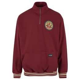 Rocawear Herren Sweater "Rocawear Unisex Rocawear Duke Crewneck"burgundy, Gr. XS, 80% Baumwolle, 20% Polyester, Sweatshirts