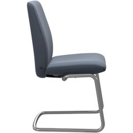 Polsterstuhl stressless, B:53cm H:92cm T:59cm, blau, Leder PALOMA: PALOMA ist ein durchgef&auml;rbtes Semianilin-M&ouml;belleder mit nat&uuml;rlicher Narbung.,