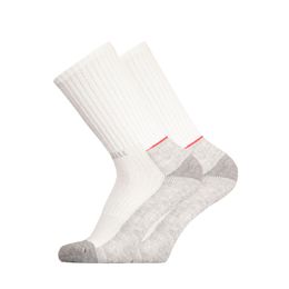 UphillSport Damen Socken "VIRVA 2er Pack", Gr. 35, wei&szlig;, 83% Viskose, 15% Polyamid, 2% Elasthan, mehrfarbig, Socken, mit Elasthan-Grip
