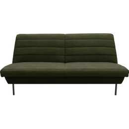 2-Sitzer, B:185cm H:92cm T:103cm, gr&uuml;n, LOOKS by Wolfgang Joop, 100% Polyester, Sofas, "LOOKS IX", Quersteppung, ohne Armlehnen