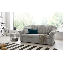 3-Sitzer DOMO collection, B:185cm H:82cm T:82cm, grau, 100% Polyester, Sofas, "Pegnitz f&uuml;r kleine R&auml;ume, Breite 185cm", zeitlos, elegante Armlehnen,