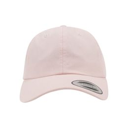 Flexfit Snapback Cap "Flexfit Accessoires Low Profile Washed Cap"pink, unifarben, 65% Baumwolle, 35% Polyamid, Caps
