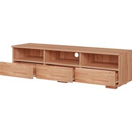 Lowboard OTTO HOME, B:150cm H:40cm T:40cmwei&szlig;, neutral, Wohnzimmer, Sideboards, "VETRO Teilmassiv, Fronten Massivholz, Wohnzimmer,