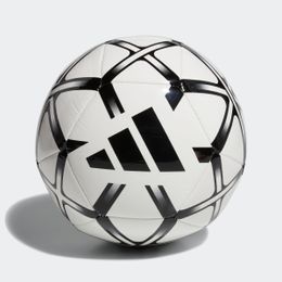 Fu&szlig;ball "STARLANCER CLUB", 5, 0,4 g, schwarz-wei&szlig;, adidas Performance, Thermoplastisches Polyurethan (TPU), B:22,3cm H:17,3cm T:22cm, B&auml;lle