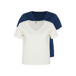 Trendyol Curve Shirt female Blue, White size 4XL