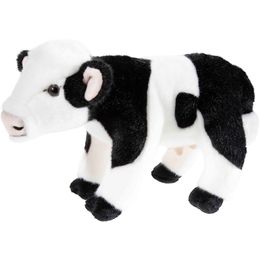 Heunec Kinder Kuscheltier "Alpenwelt, Kuh, 25cm", schwarz, Polyester, L:25cm, Pl&uuml;schfiguren