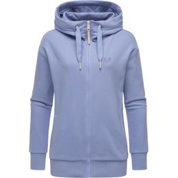 Ragwear Zip-Up Hoodie 'Yodis' female Blue size XXXL