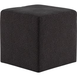 Hocker COTTA, B:40cm H:40cm T:40cm, schwarz, 100% Polyester, Wohnzimmer, Hocker, "Cuby", Sitzw&uuml;rfel, Cube, Sitzhocker