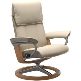 Relaxsessel stressless, B:93cm H:103cm T:79cm, beige, Leder BATICK: BATICK ist ein leicht korrigiertes, durchgef&auml;rbtes und genarbtes M&ouml;belleder, bei