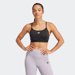 Damen Sport-BH "AERCT LS BRA", adidas Performance, Gr. XS, schwarz, Obermaterial: 89% Polyester, 11% Elasthan, BHs