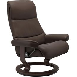 Relaxsessel stressless, B:78cm H:105cm T:78cm, braun, Leder BATICK: BATICK ist ein leicht korrigiertes, durchgef&auml;rbtes und genarbtes M&ouml;belleder, bei