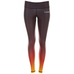 WINSHAPE Damen Leggings "AEL102-Earth"earth, Gr. XXL, 80% Polyester, 20% Elasthan, Hosen, mit leichtem Kompressionseffekt