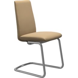 Polsterstuhl stressless, B:53cm H:92cm T:59cm, beige, Leder PALOMA: PALOMA ist ein durchgef&auml;rbtes Semianilin-M&ouml;belleder mit nat&uuml;rlicher Narbung.,