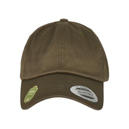 Flexfit Flex Cap "Flexfit Unisex Low Profile Organic Cotton Cap"burntolive, unifarben, 98% Baumwolle, 2% Elasthan, Caps