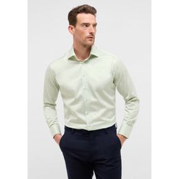 Eterna Herren Langarmhemd "MODERN FIT", gr&uuml;n, Gr. 39, Satin, 100% Baumwolle, Hemden, NON IRON (b&uuml;gelfrei)