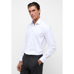 Eterna Herren Langarmhemd "COMFORT FIT", wei&szlig;, Gr. 45, Twill, 100% Baumwolle, Hemden, NON IRON (b&uuml;gelfrei)