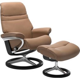 Relaxsessel stressless, B:79cm H:103cm T:73cm, braun, Leder BATICK: BATICK ist ein leicht korrigiertes, durchgef&auml;rbtes und genarbtes M&ouml;belleder, bei