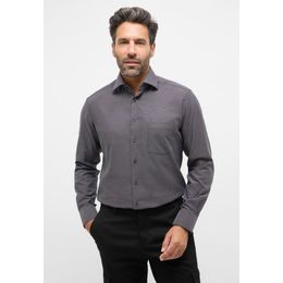 Eterna Herren Langarmhemd "MODERN FIT", grau, Gr. 48, 100% cotton, Hemden, NON IRON (b&uuml;gelfrei)