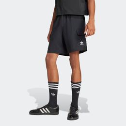Herren Shorts "ESS WVN SHORTS", schwarz, Gr. S, adidas originals, Obermaterial: 100% Polyamid, Hosen