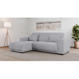 Ecksofa Home Affaire, B:234cm H:85cm T:162cm, grau, 100% Polyester, Wohnzimmer, Sofas, "BORNHOLM L-Form, B: 234 cm - OTTO. Verl&auml;ssliche Qualit&auml;t.",