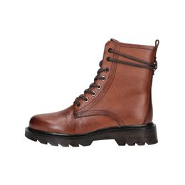Tamaris Damen Schn&uuml;rstiefelette "Tamaris Stiefelette Leder/Synthetik", Gr. 36cognac, Leder, Synthetik, Schuhe