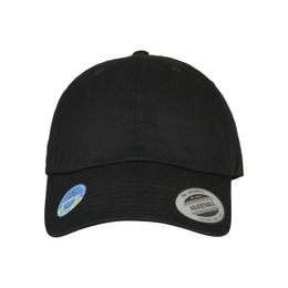 Flexfit Flex Cap "Flexfit Unisex Ecowash Dad Cap"schwarz, unifarben, 100% Baumwolle, Caps