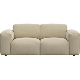 2-Sitzer FLEXLUX, B:187cm H:73cm T:102cm, beige, 100% Polyester, Sofas, "Lucera Sofa, super bequem durch hochwertigen Sitzaufbau mit Kaltschaum",