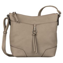 Tom Tailor Damen Umh&auml;ngetasche "Imeri", beige, Polyurethan, Polyurethan (PU), clean, gepflegt, unifarben, Taschen, weiches Lederimitat mit