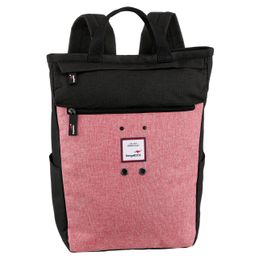 Kangaroos Cityrucksack, pink, Nylon, Rucks&auml;cke, Freizeitrucksack Arbeitsrucksack Schulrucksack