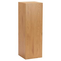 Xora Beistelltisch, Eiche, Holzwerkstoff, rechteckig, Sockel, 30x90x30 cm, Wohnzimmer, Wohnzimmertische, Beistelltische