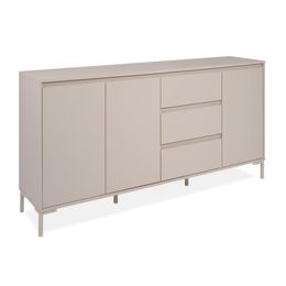 Mid.you Sideboard, Kaschmir, Holzwerkstoff, 2 F&auml;cher, 3 Schublade(n) Schubladen, 170x87x40 cm, Wohnzimmer, Kommoden & Sideboards, Sideboards