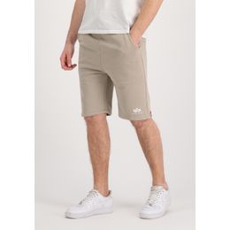 Herren Sweatshorts "Basic Short SL", beige, Gr. XXXL, Alpha Industries, Obermaterial: 80% Baumwolle, 20% Polyester, Hosen
