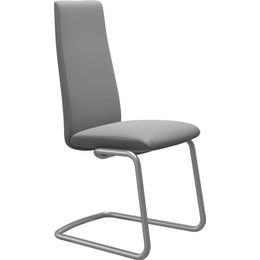 Polsterstuhl stressless, B:53cm H:105cm T:60cm, grau, Leder BATICK: BATICK ist ein leicht korrigiertes, durchgef&auml;rbtes und genarbtes M&ouml;belleder, bei
