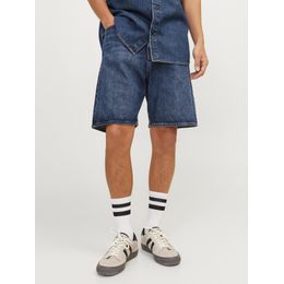 Jack & Jones JACK & JONES Damen Shorts "JJICHRIS JJCOOPER SHORTS SBD 920 SN", blau, Basic, Gr. M, unifarben, Denim/Jeans, Obermaterial: 100% Baumwolle, Hosen