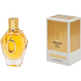 Paco Rabanne Damen Eau de Parfum "Rabanne Million Gold Intense for Her", transparent, Parf&uuml;ms, mit blumigen und mineralischen Noten