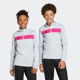 Jungen Trainingsshirt "TIRO 25 ESSENTIALS KIDS TRAININGSOBERTEIL", grau, Gr. 176, adidas Performance, Obermaterial: 100% Polyester, Shirts, f&uuml;r