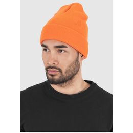 Beanie Flexfit "Flexfit Unisex Heavyweight Long Beanie", Herren, Gr. onesize, blazeorange, Kunstfaser, M&uuml;tzen Beanie