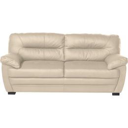 2,5-Sitzer COTTA, B:190cm H:86cm T:90cm, beige, NaturLEDER (echtes Rindsleder);Kunstleder SOFTLUX;Luxus-Kunstleder;Luxus-Microfaser (100% Polyester),