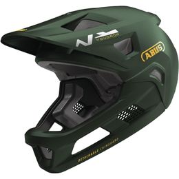 Abus Kinderfahrradhelm "YOUDROP FF", S Kopfumfang: 48cm - 55cm, gr&uuml;n, Helme