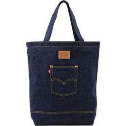 Levi's LEVI'S Damen Shopper "THE LEVI'S BACK POCKET TOTE", blau, Baumwolle, Taschen, in modischer Jeans Optik