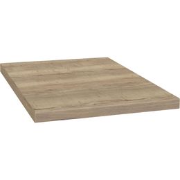 Arbeitsplatte Optifit, B:90cm H:3,8cm T:60cm, braun, Holzwerkstoff, K&uuml;che, Tischplatten, "Luzern", 38 mm stark, Tiefe 60 cm, gro&szlig;e Auswahl an Breiten