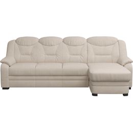 Ecksofa COTTA, B:262cm H:99cm T:162cm, beige, 100% Polyester, Wohnzimmer, Sofas, "Marcus L-Form", wahlweise mit Bettfunktion