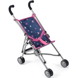 Bayer Chic 2000 CHIC2000 Kinder Puppenbuggy "Roma, Mini-Buggy", bunt, Kunststoff, Metall, Stoff, B:29cm H:57cm T:50cm, Puppenwagen
