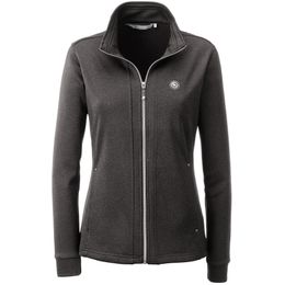 DEPROC Active Damen Fleeceweste "ALEXANDRA WOMAN", grau, Gr. 44, 90% Polyester; 10% Wolle, Westen, mit Kontrastdetails