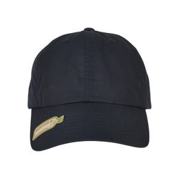 Flexfit Herren Snapback Cap "Flexfit Unisex Recycled Polyester Dad Cap"navy, unifarben, 100% Polyester (Recycelt), Caps