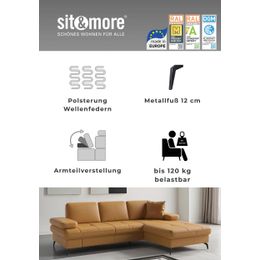 Sit & More Sofa-Kopfst&uuml;tze SIT & MORE, B:12cm H:25cm T:12cm, braun, Holzwerkstoff, Kopfst&uuml;tzen, "Morris Jubi"