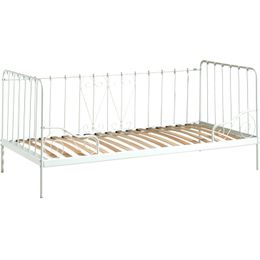 Jugendbett Vipack, B:94,5cm H:89,5cm L:205cm, wei&szlig;, Betten, "Alice, Bettgestell Metall, pulverbeschichtet, in nostalgischem Design", Metallbett inkl.
