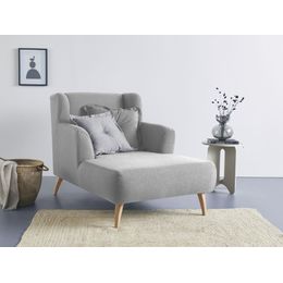 Loveseat Home Affaire, B:101cm H:99cm T:152cm, grau, Sessel, "Baggio Kuschel Mega Lounge Big Sessel"