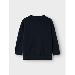 name it M&auml;dchen Weihnachtspullover "NMFREAMO LS KNIT"navy blazer, Gr. 116, Strick, Obermaterial: 100% Baumwolle, Pullover