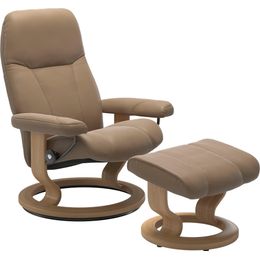Relaxsessel stressless, B:72cm H:94cm T:70cm, braun, Leder BATICK: BATICK ist ein leicht korrigiertes, durchgef&auml;rbtes und genarbtes M&ouml;belleder, bei